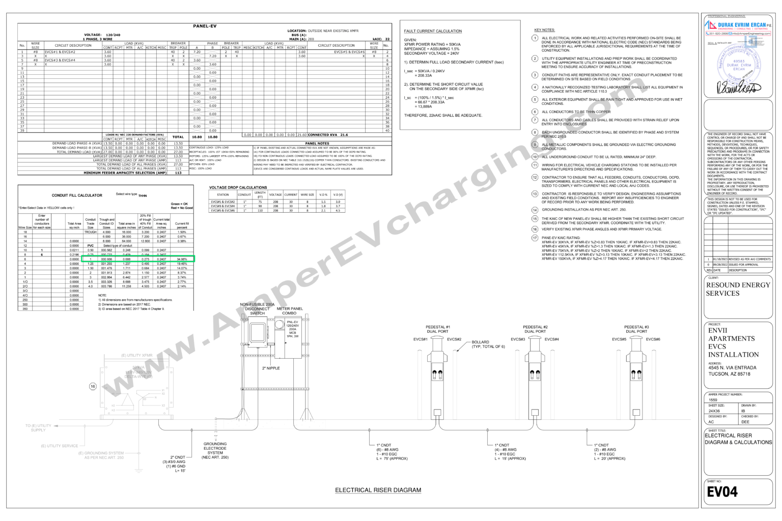 Permit-Ready EV Charging Station Design Set | AmperEVcharging